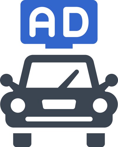 Electric car staring Royalty Free Vector Image