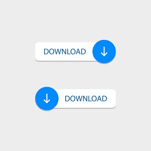 Download button symbol and icon Royalty Free Vector Image