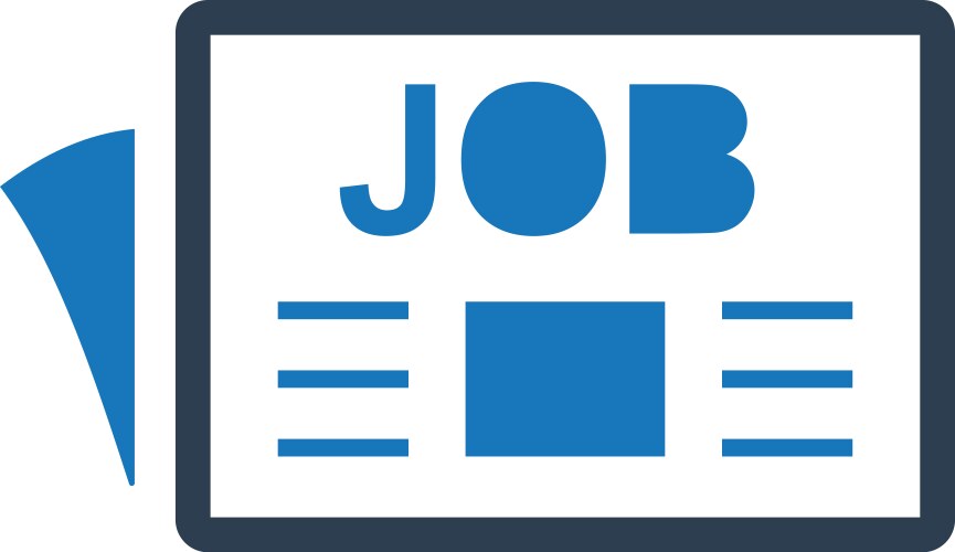 Abroad job map icon Royalty Free Vector Image - VectorStock