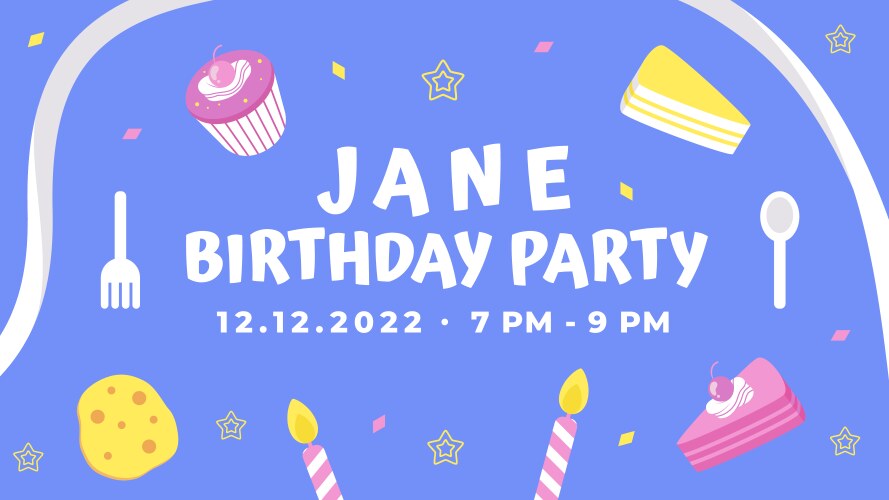 Carnival celebration youtube thumbnail Royalty Free Vector