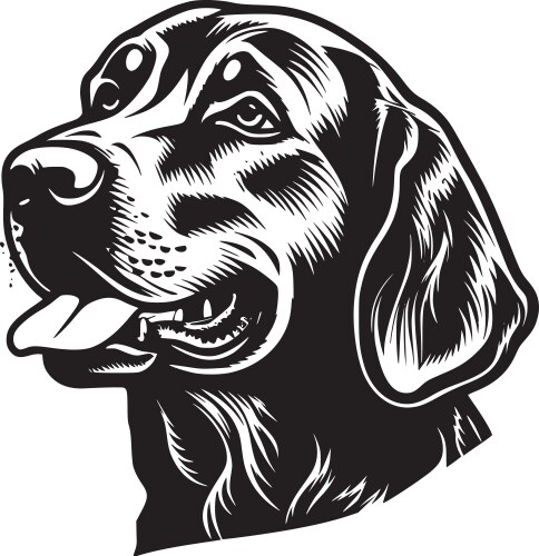 Portrait labrador retriever Royalty Free Vector Image