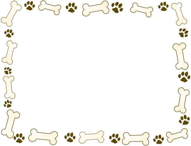 Greyhound Running Clipart Border
