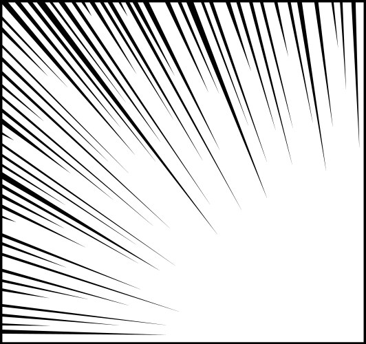 Manga speed lines effect background Royalty Free Vector