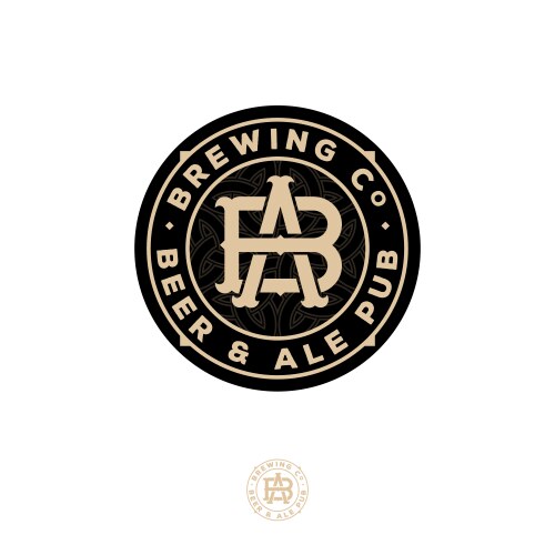 Logo bb pub double b letter Royalty Free Vector Image