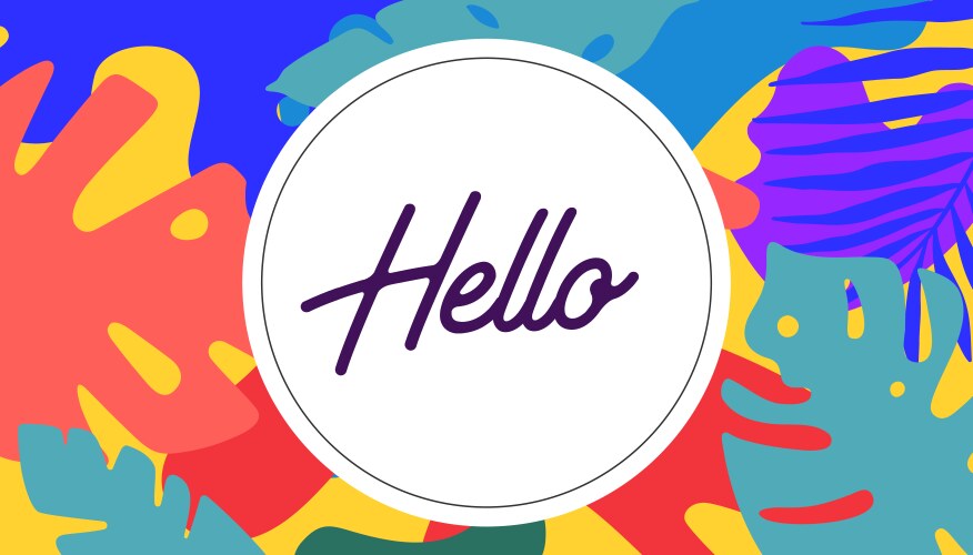 Scribble creative speech bubbles background Vector Image