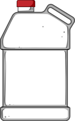 Reusable canister plastic cartoon – Royalty-Free Vector | VectorStock