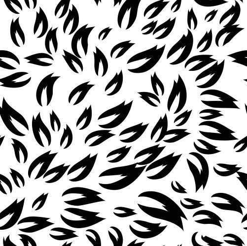Leaves on white background Royalty Free Vector Image