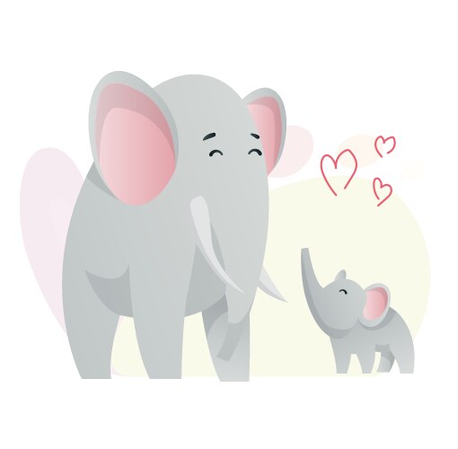 Elephant cartoon Royalty Free Vector Image - VectorStock