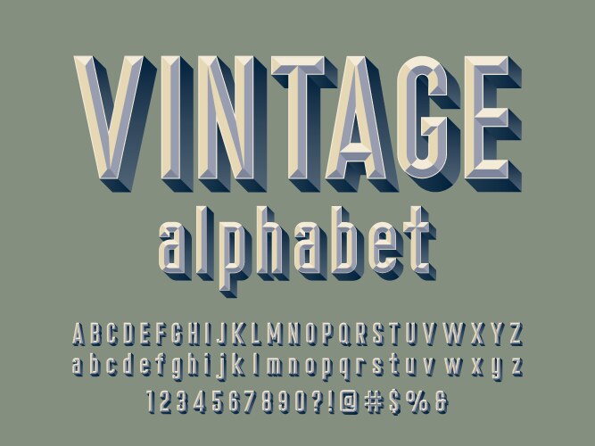 Colorful font Royalty Free Vector Image - VectorStock