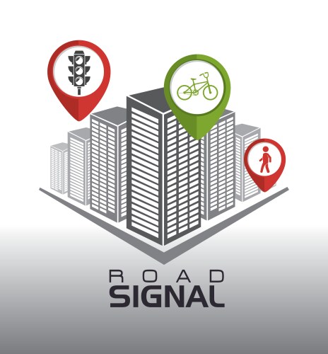 Road signs Royalty Free Vector Image - VectorStock