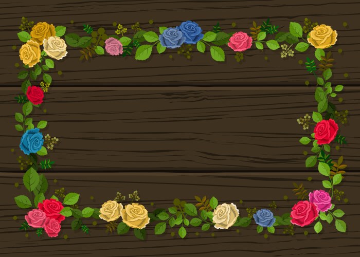 Flower alphabet letter a decorated with roses Vector Image
