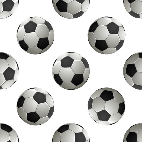 Soccer seamless texture Royalty Free Vector Image