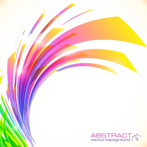 Rainbow landscape background Royalty Free Vector Image