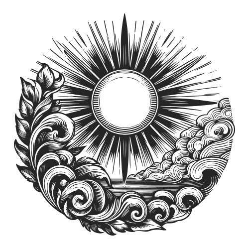 Sun Tattoo Vector Images (over 15,000)