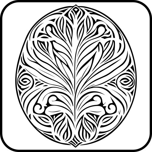 Laser engraving patterns ornament decoration Vector Image