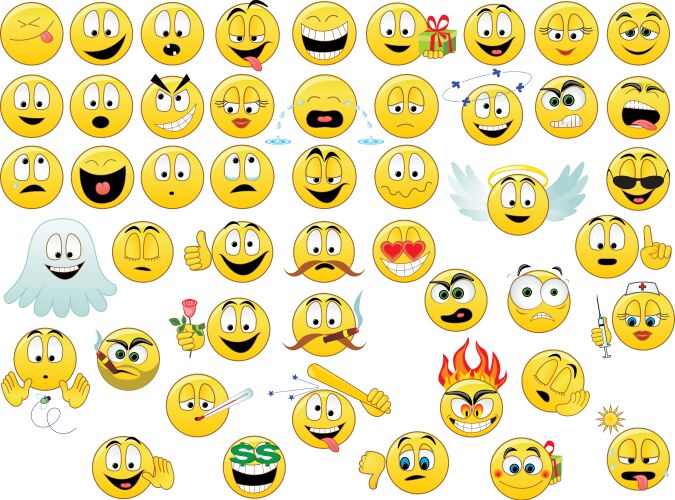 Smilies Vector Images (over 5,800)