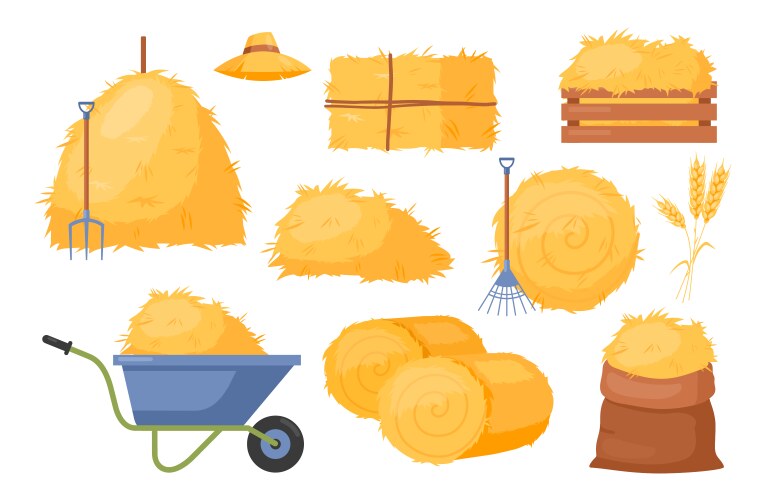 Hay Cartoon Vector Images (over 6,000)