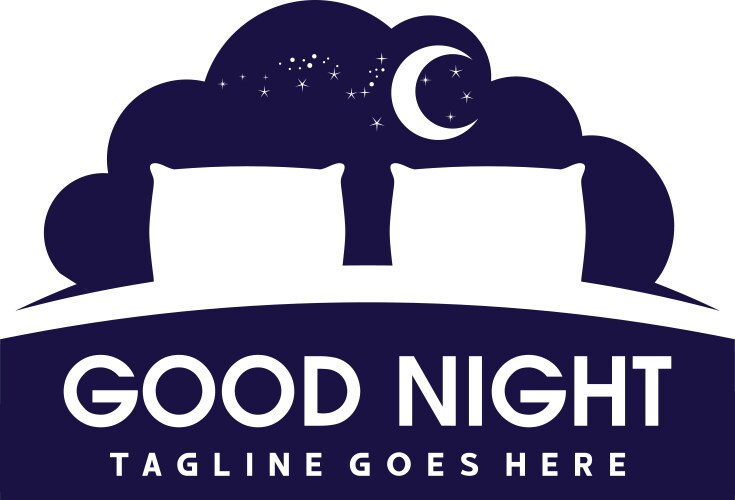 Bed logo template Royalty Free Vector Image - VectorStock