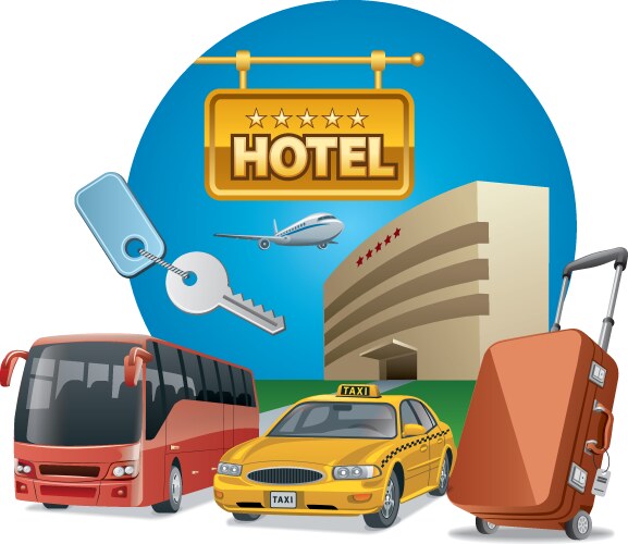 Travel service Royalty Free Vector Image - VectorStock