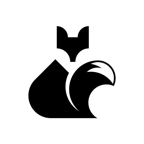 Fox logo Royalty Free Vector Image - VectorStock