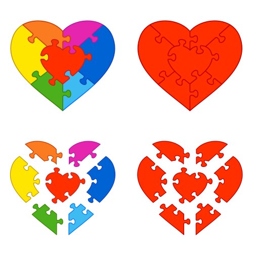 Rainbow Heart Vector Images (over 26,000)