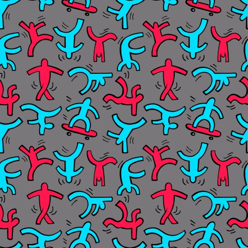Cool modern seamless pattern Royalty Free Vector Image