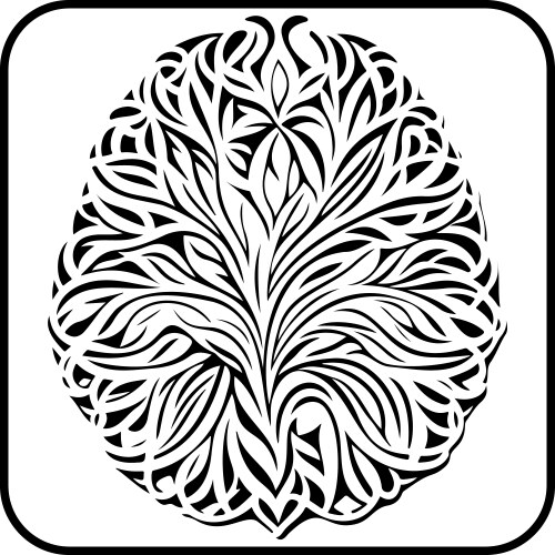 Laser engraving patterns ornament decoration Vector Image