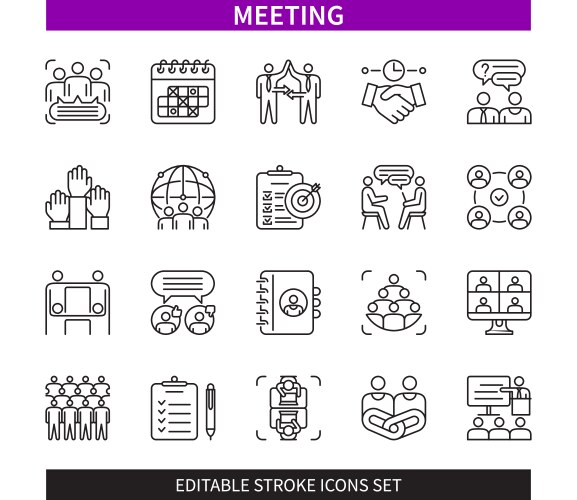 Meeting Icon Vector Images (over 220,000)
