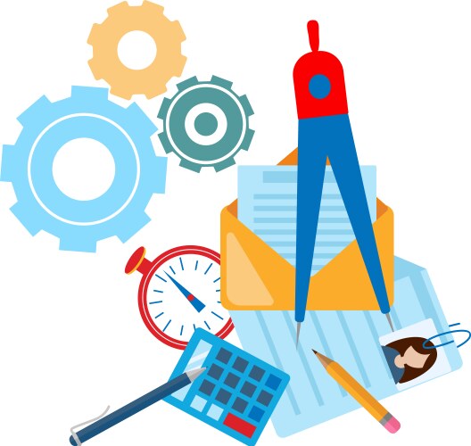Job competition candidates hold cv resume Vector Image