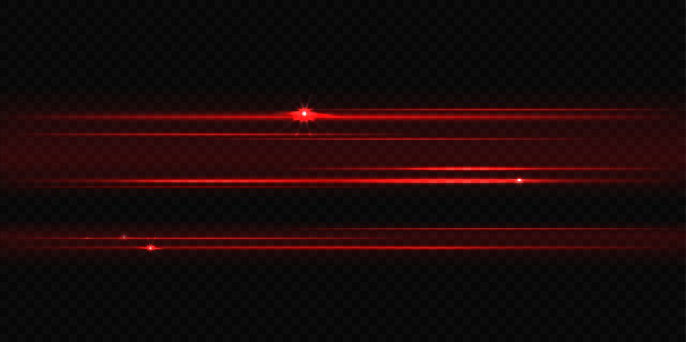 Red light scanner design element Royalty Free Vector Image