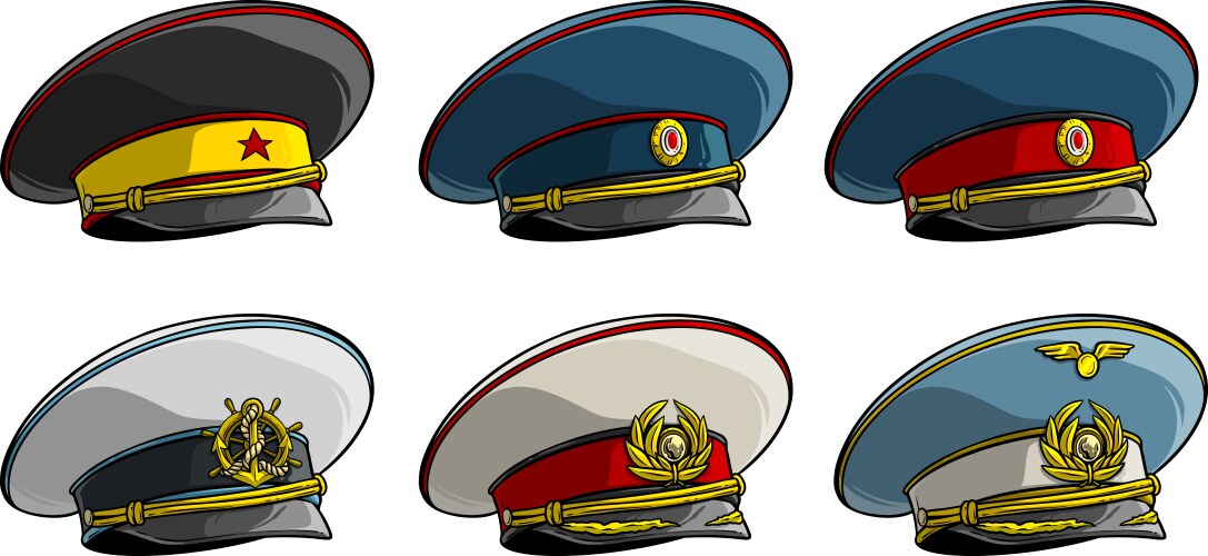 Military Cap Vector Images (over 8,400)