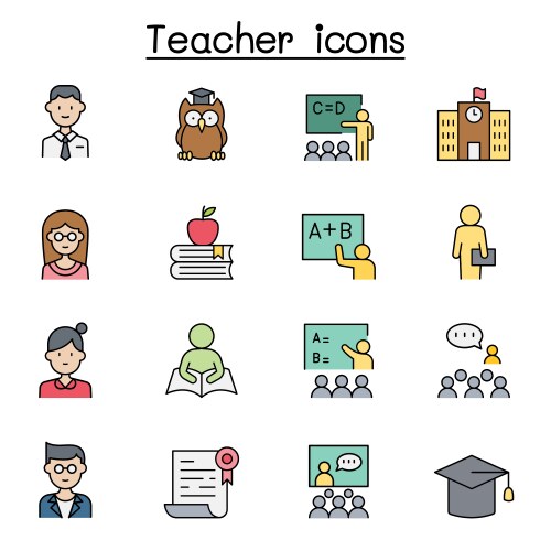 Teacher Outline Vector Images (over 20,000)