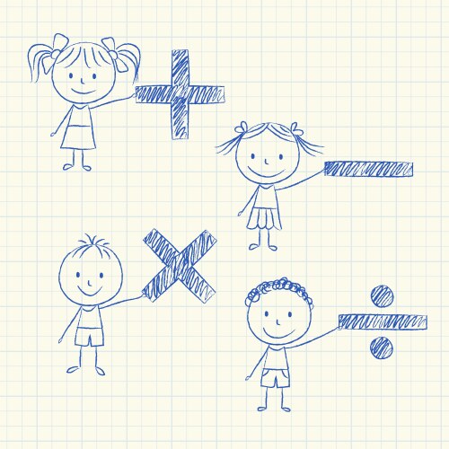 Math Kids Vector Images (over 36,000)