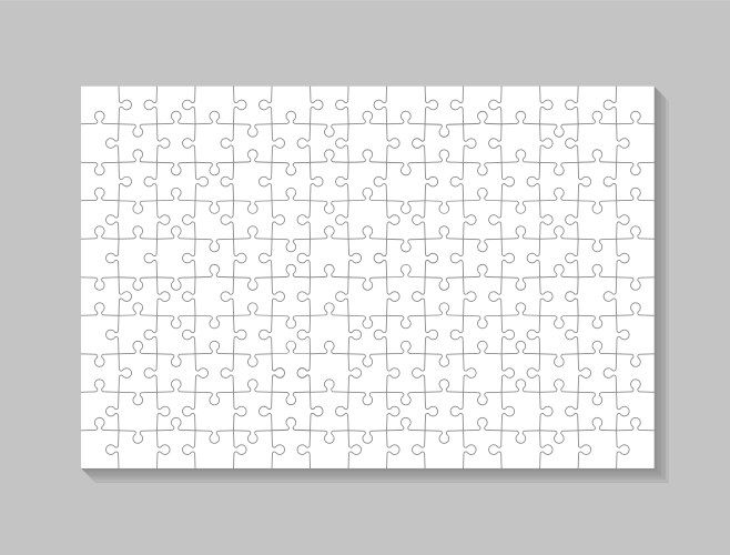 Jigsaw Template Puzzle Vector Images (over 16,000)