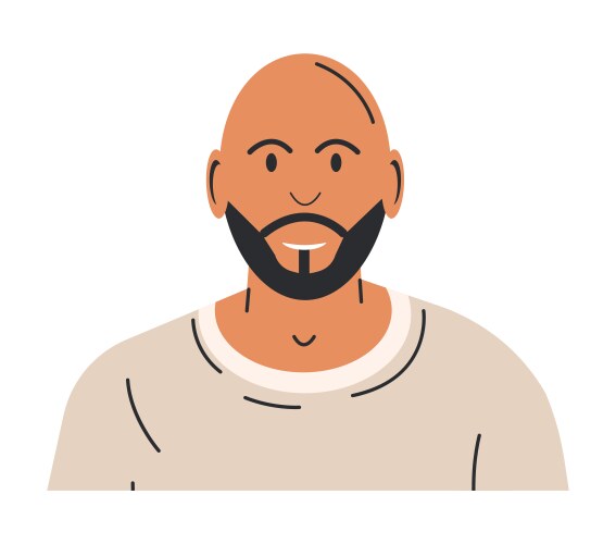 Bald Beard Avatar Vector Images (over 1,100)