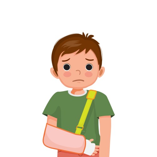 Boy Broken Arm Vector Images (over 260)