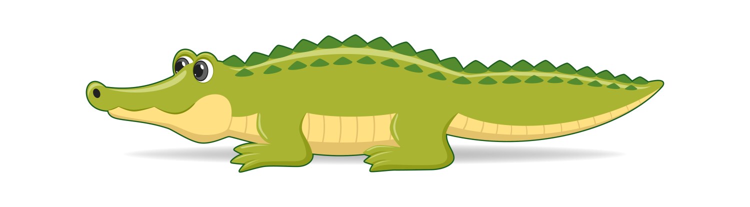 Alligator cartoon animal Royalty Free Vector Image