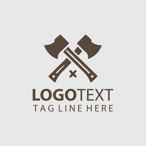 Axe logo Royalty Free Vector Image - VectorStock