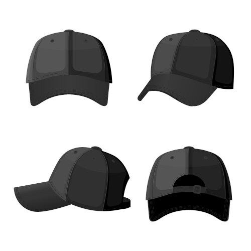 Back Baseball Cap Front Side View Vector Images (over 420)
