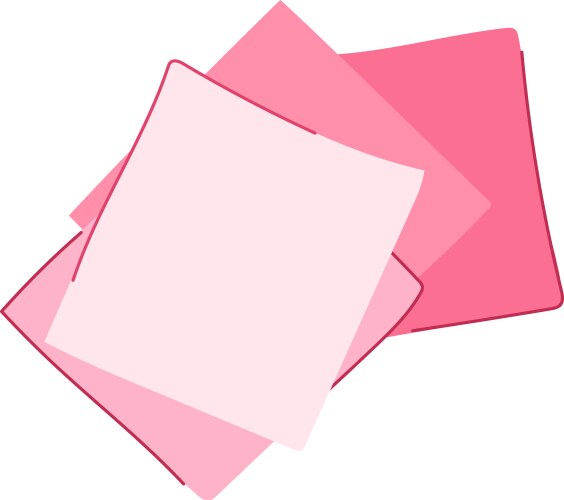 Note paper curl cartoon Royalty Free Vector Image