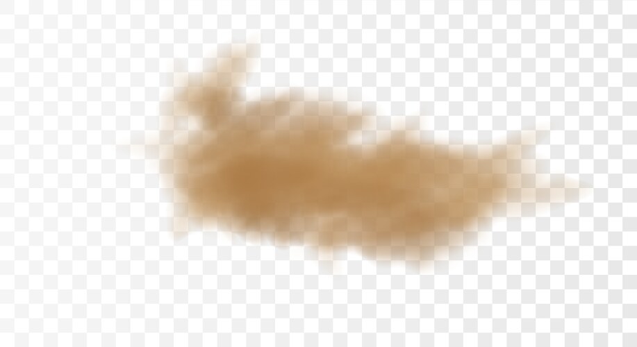 Realistic set of red dust clouds on transparent Vector Image