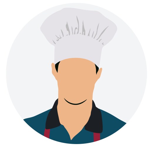 Professional male chef Royalty Free Vector Image