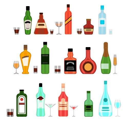 Cartoon Liquor Bottle Vector Images (over 5,900)