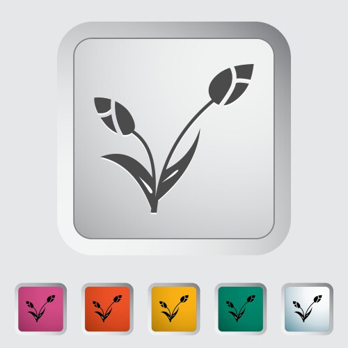 Single Tulip Vector Images (over 1,400)