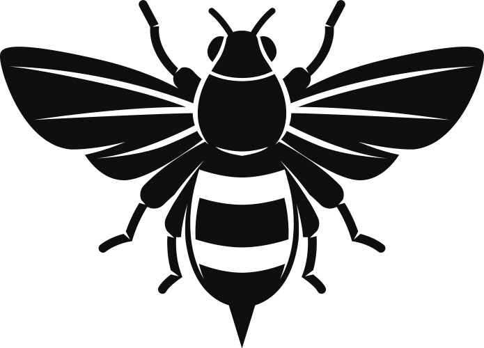 Honey bee Royalty Free Vector Image - VectorStock