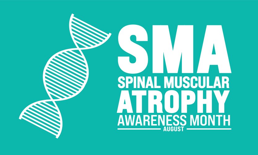 Spinal muscular atrophy sma awareness month Vector Image