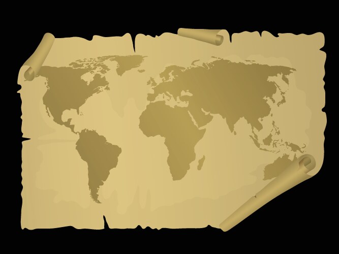 Antique Map World Vector Images (over 2,300)
