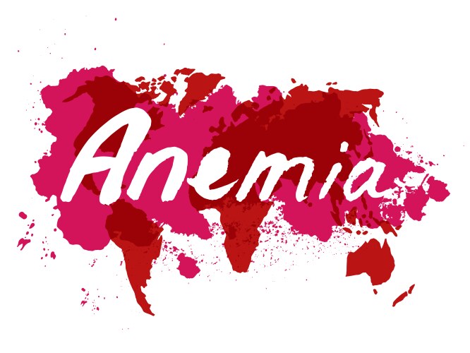 Anemia icons set Royalty Free Vector Image - VectorStock