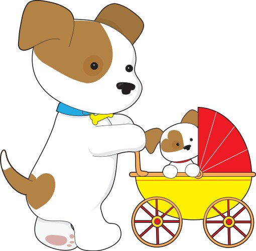 Baby stroller Royalty Free Vector Image - VectorStock