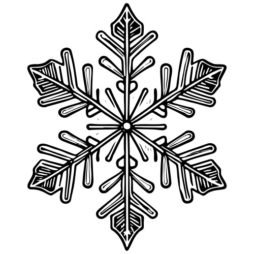 Snowflake Line Art Vector Images (over 21,000)